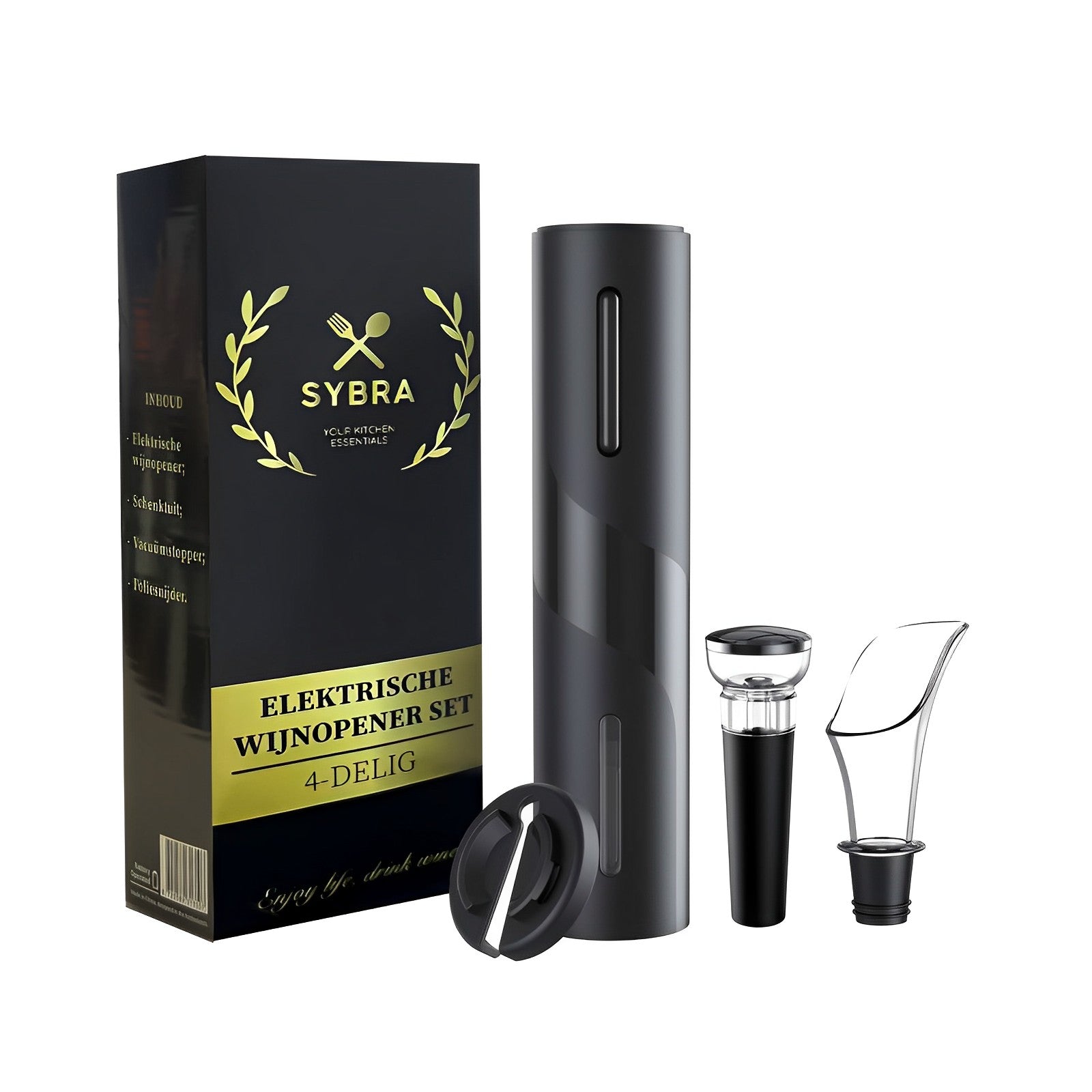 Elektrische Wijnopener Set – Sybra
